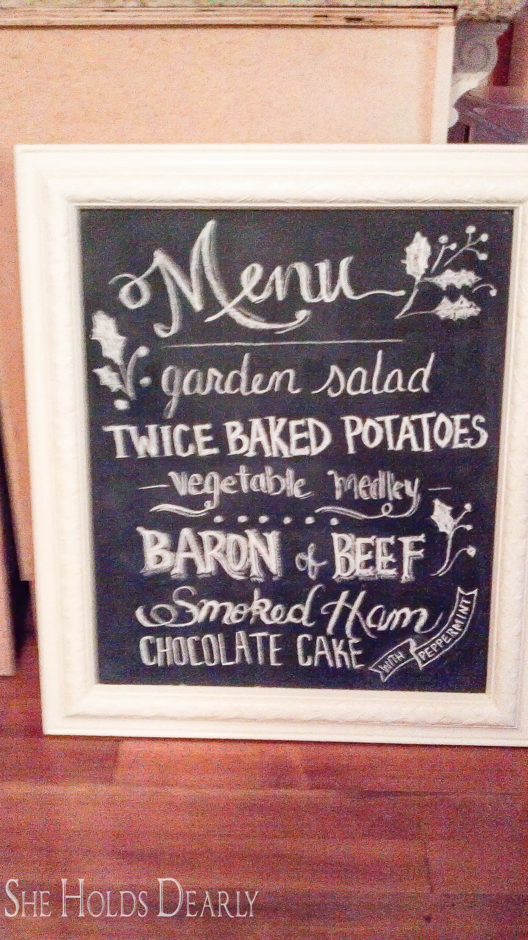 How to Write Anything on a Chalkboard - She Holds Dearly