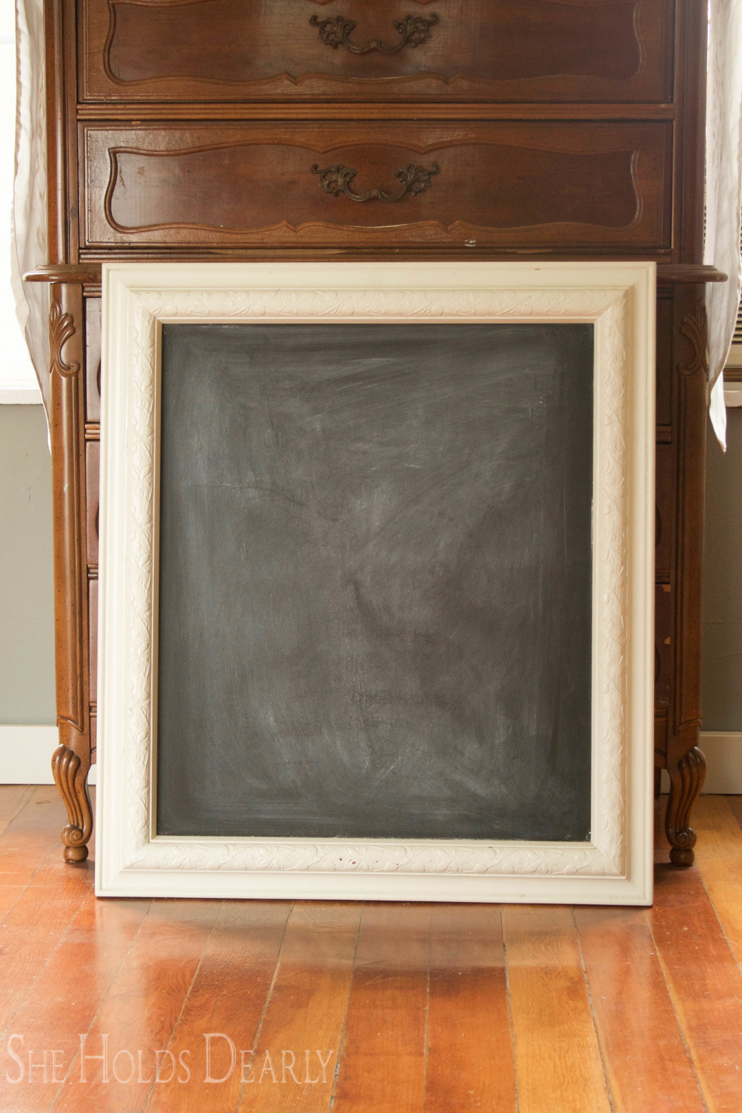 How to Write Anything on a Chalkboard - She Holds Dearly