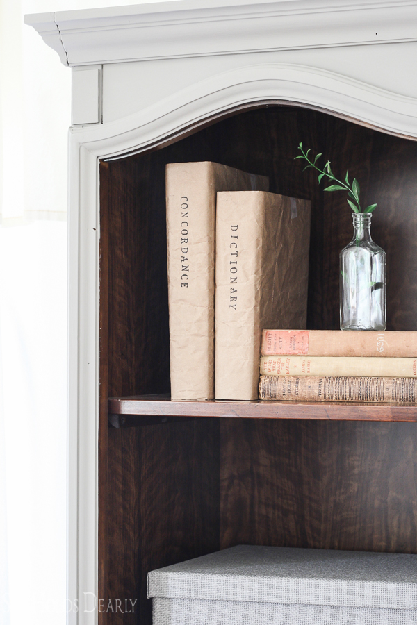 Easy Paper Book Covers - She Holds Dearly