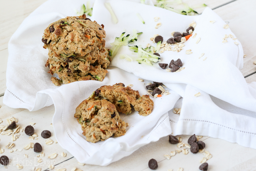 Simple Zucchini Breakfast Cookie Recipe - She Holds Dearly