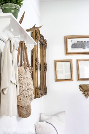 How to Hang a Heavy Mirror or Picture - She Holds Dearly