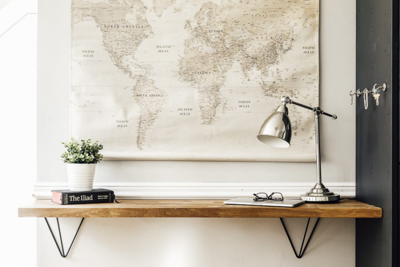 Simple Bar / Desk Tutorial - She Holds Dearly