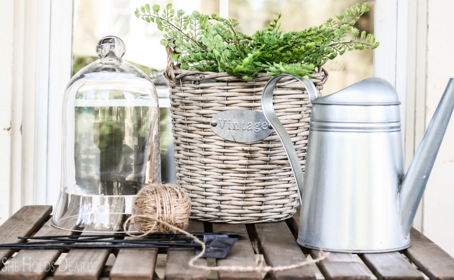 Glass Dome Cloche Decorating Ideas - She Holds Dearly