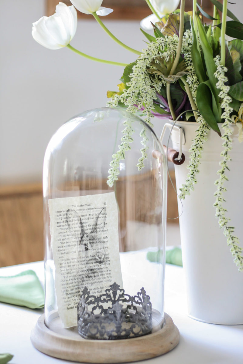 Glass Dome Cloche Decorating Ideas - She Holds Dearly