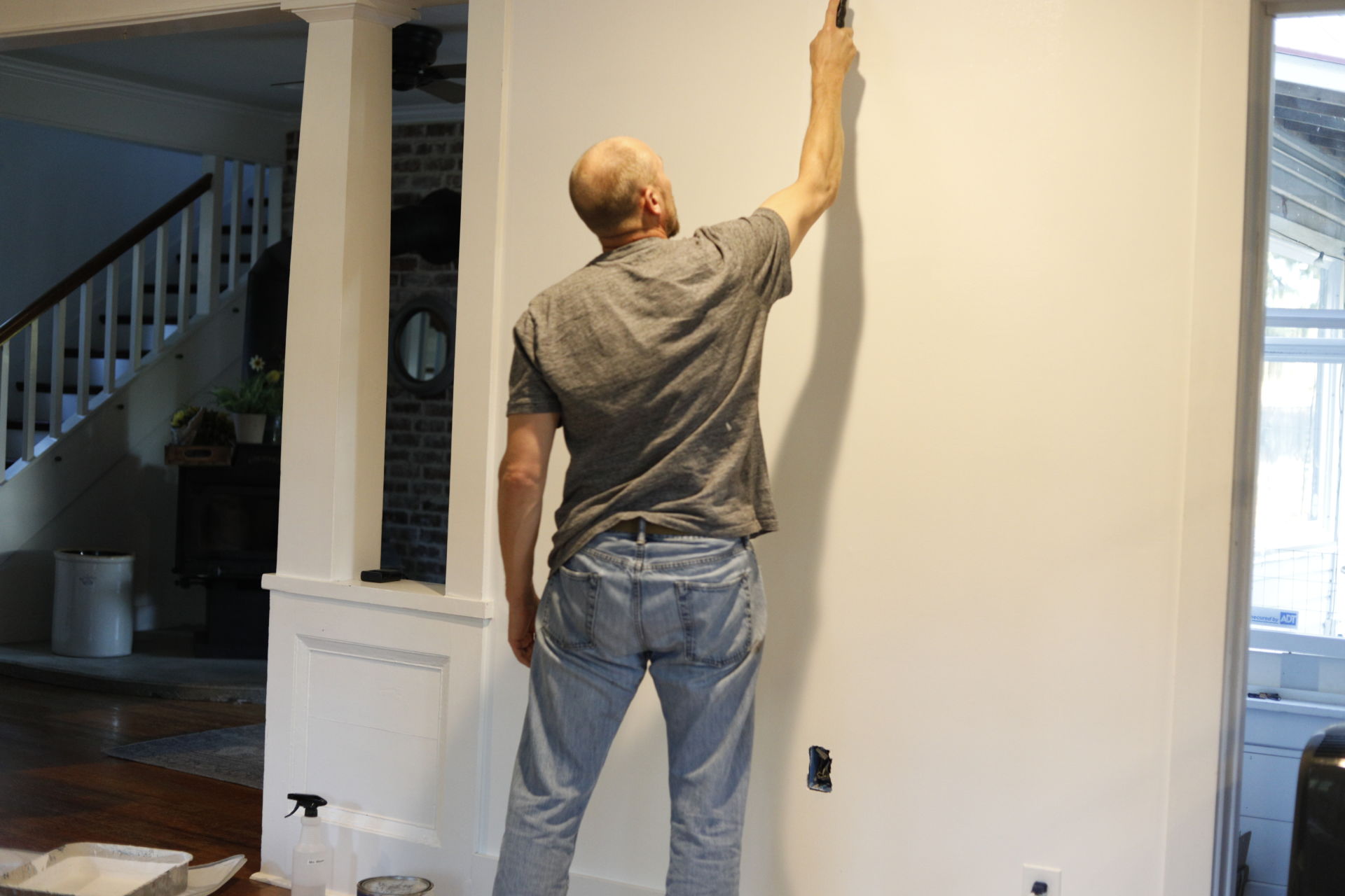 Easy DIY Tutorial for a Samsung TV Frame - She Holds Dearly