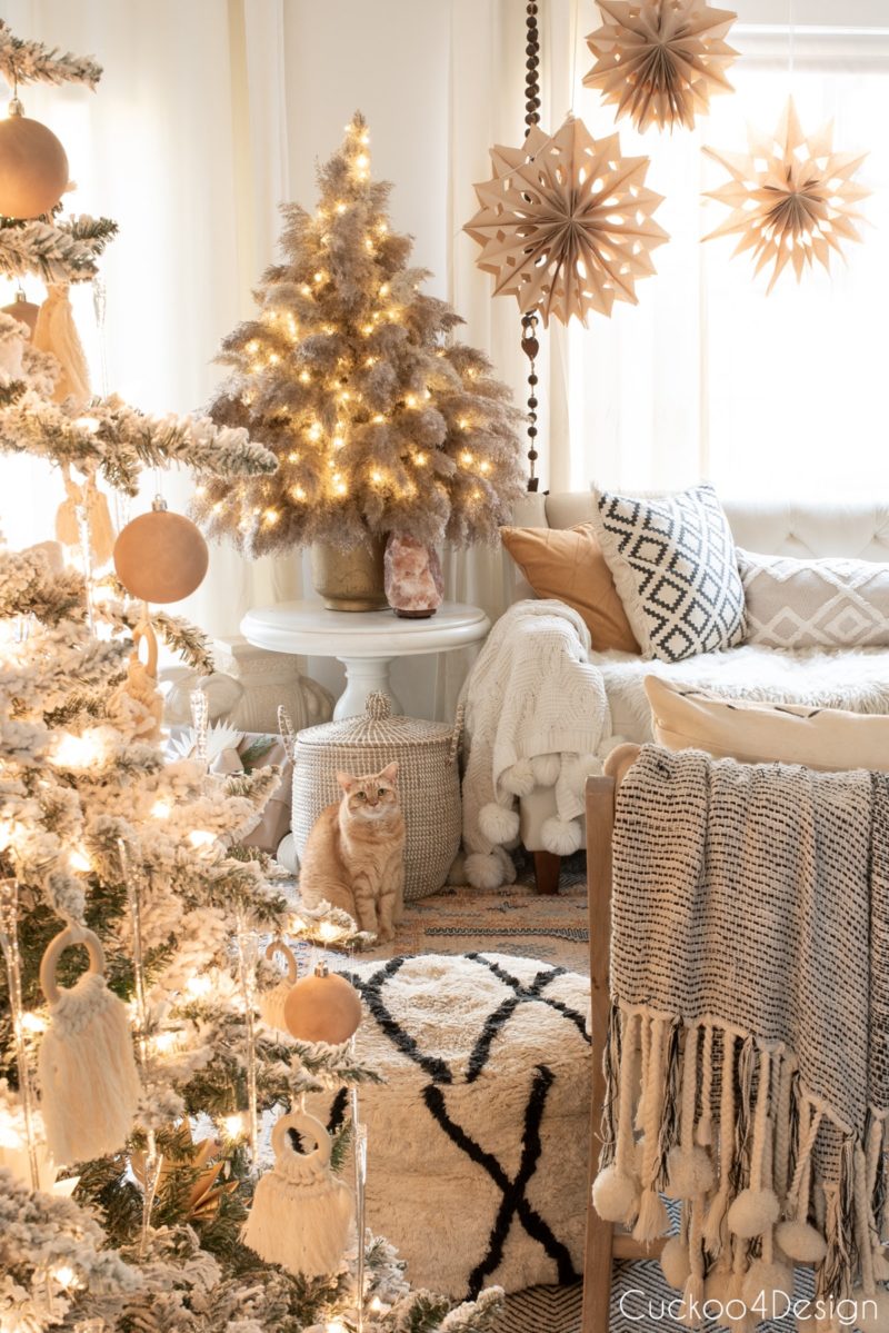 How To Decorate For Christmas In Bohemian Style - She Holds Dearly