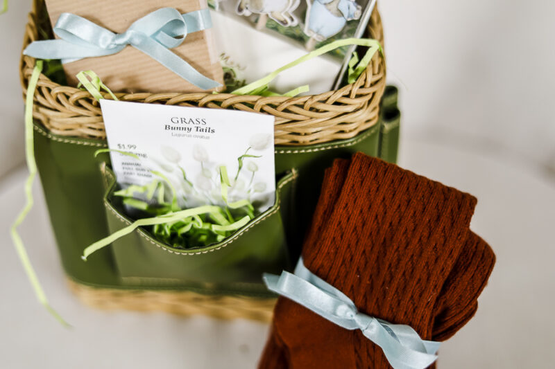 How to Put Together Vintage Style Easter Baskets - She Holds Dearly