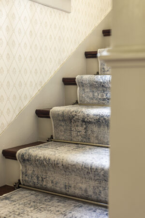 DIY Washable Stair Runner - She Holds Dearly