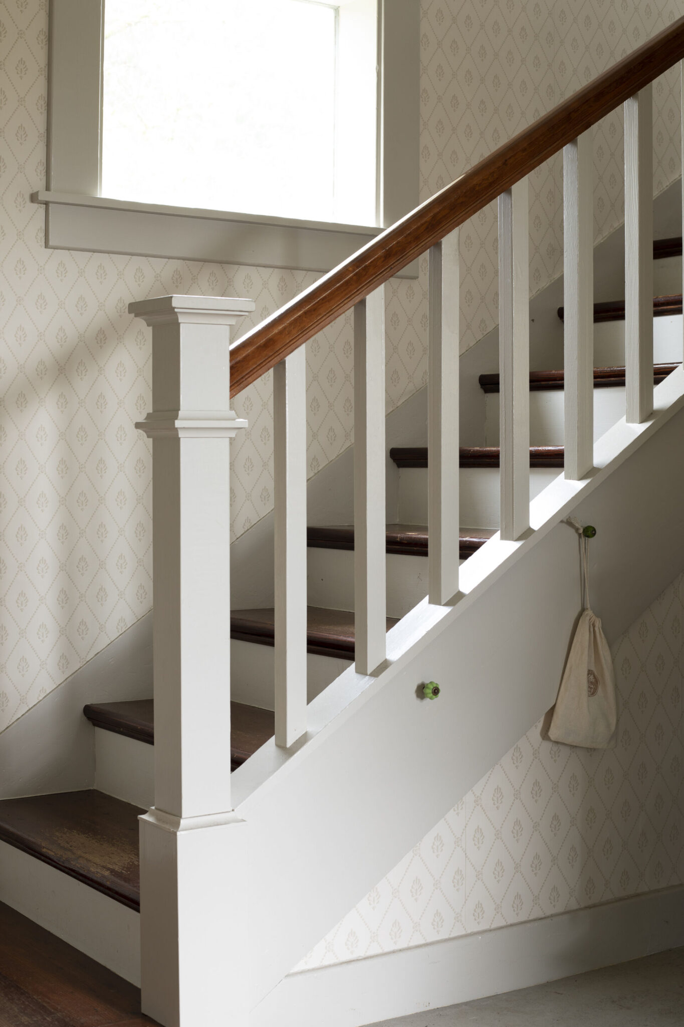 DIY Washable Stair Runner - She Holds Dearly