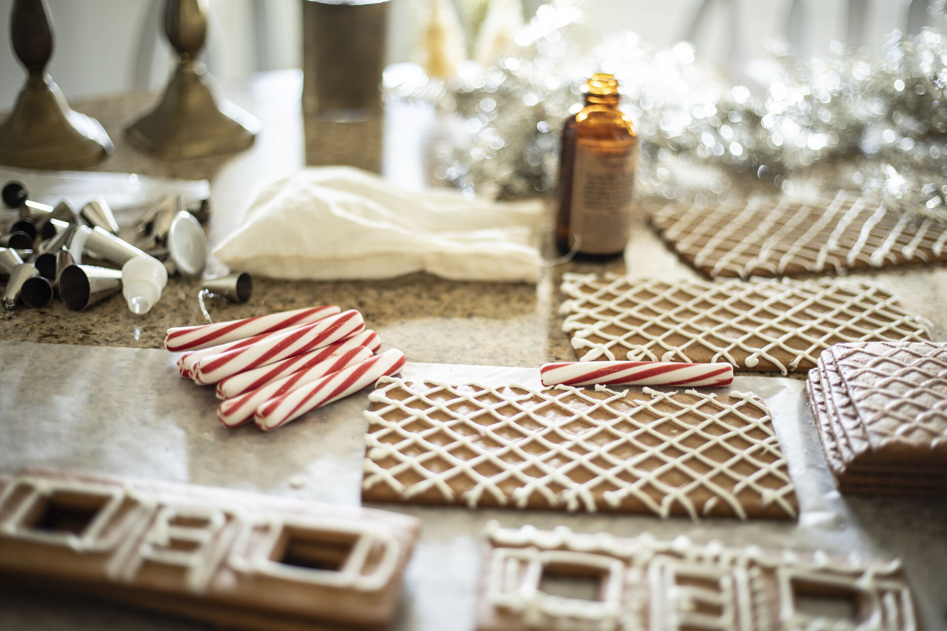Subtle Victorian Style in a Christmas Kitchen - She Holds Dearly