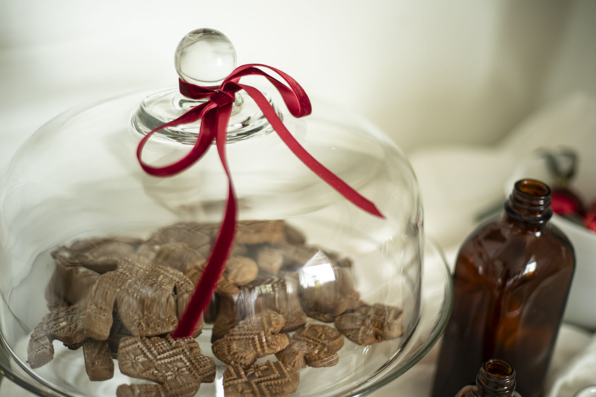 Subtle Victorian Style in a Christmas Kitchen - She Holds Dearly
