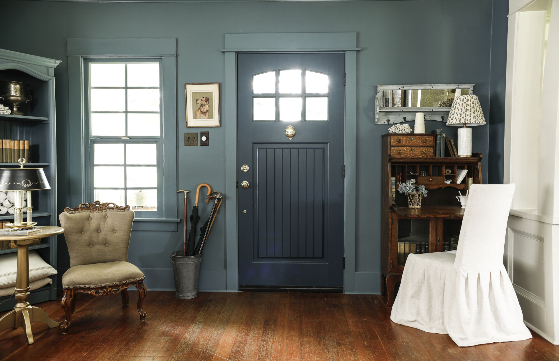 New Jane Austen Style Living Room Makeover - She Holds Dearly