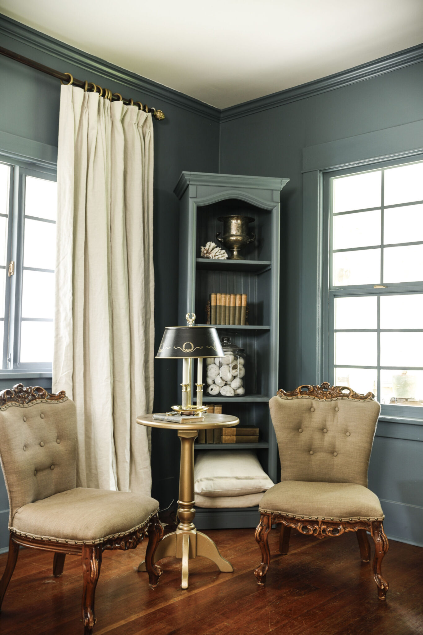 New Jane Austen Style Living Room Makeover - She Holds Dearly