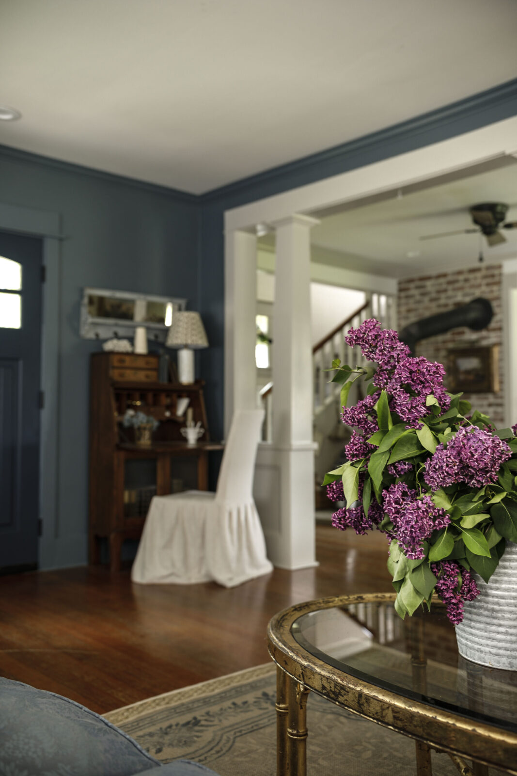 New Jane Austen Style Living Room Makeover - She Holds Dearly