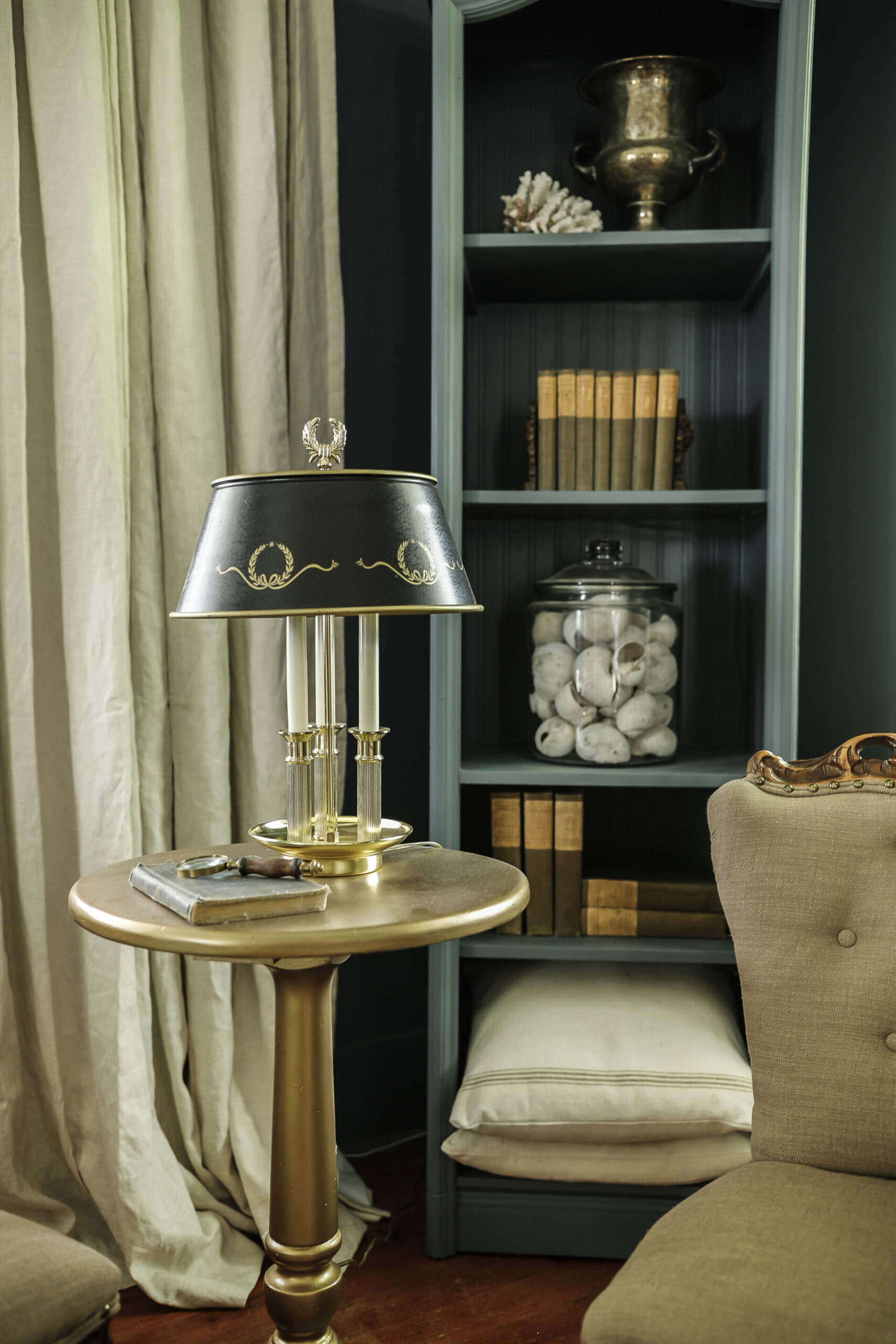 New Jane Austen Style Living Room Makeover - She Holds Dearly