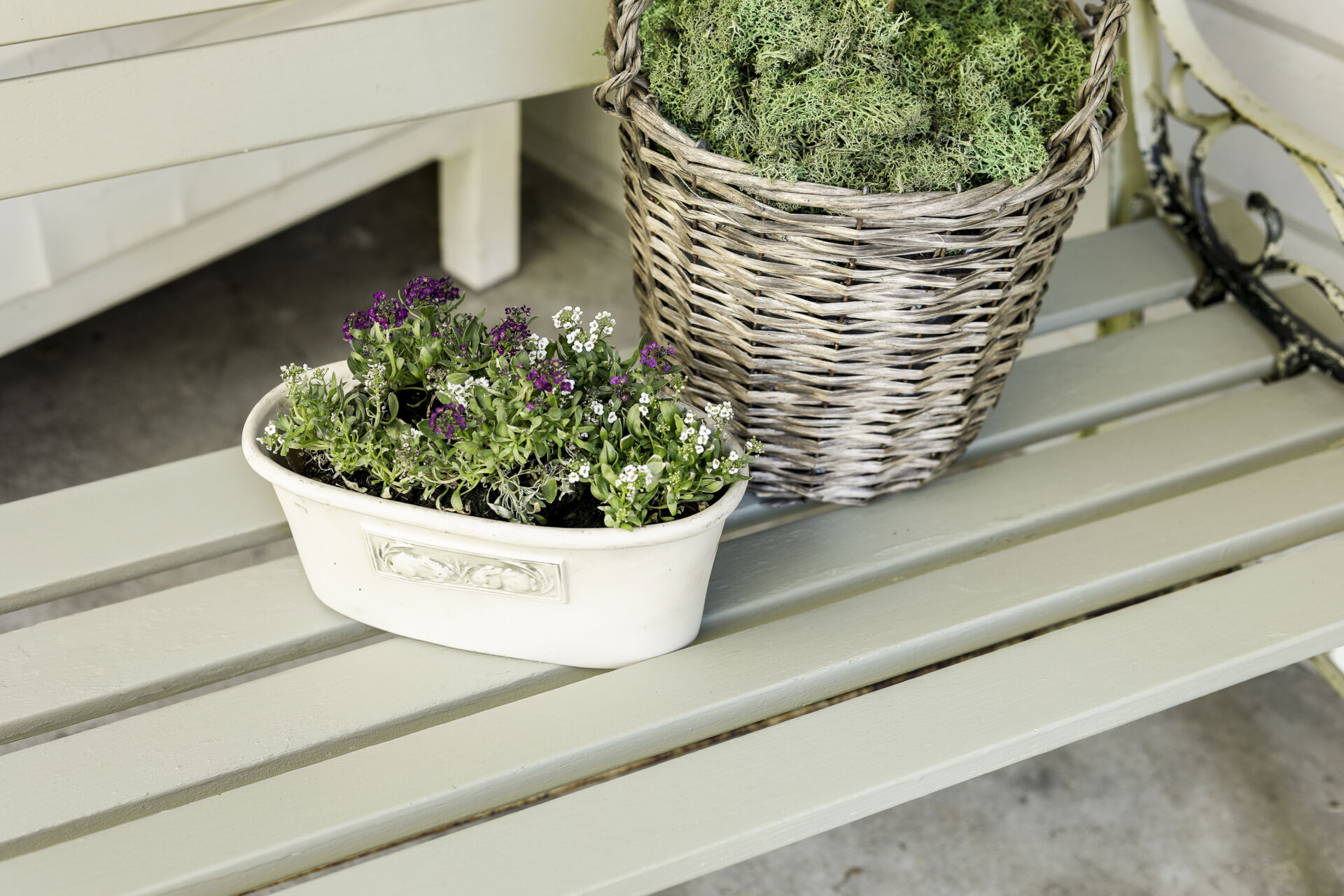 Creating A Beautiful French Garden Front Porch for Spring - She Holds ...
