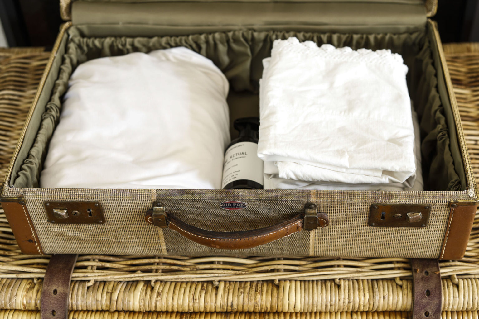 How to Replace The Lining In A Vintage Suitcase - She Holds Dearly