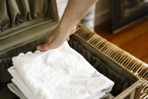 How to Replace The Lining In A Vintage Suitcase - She Holds Dearly