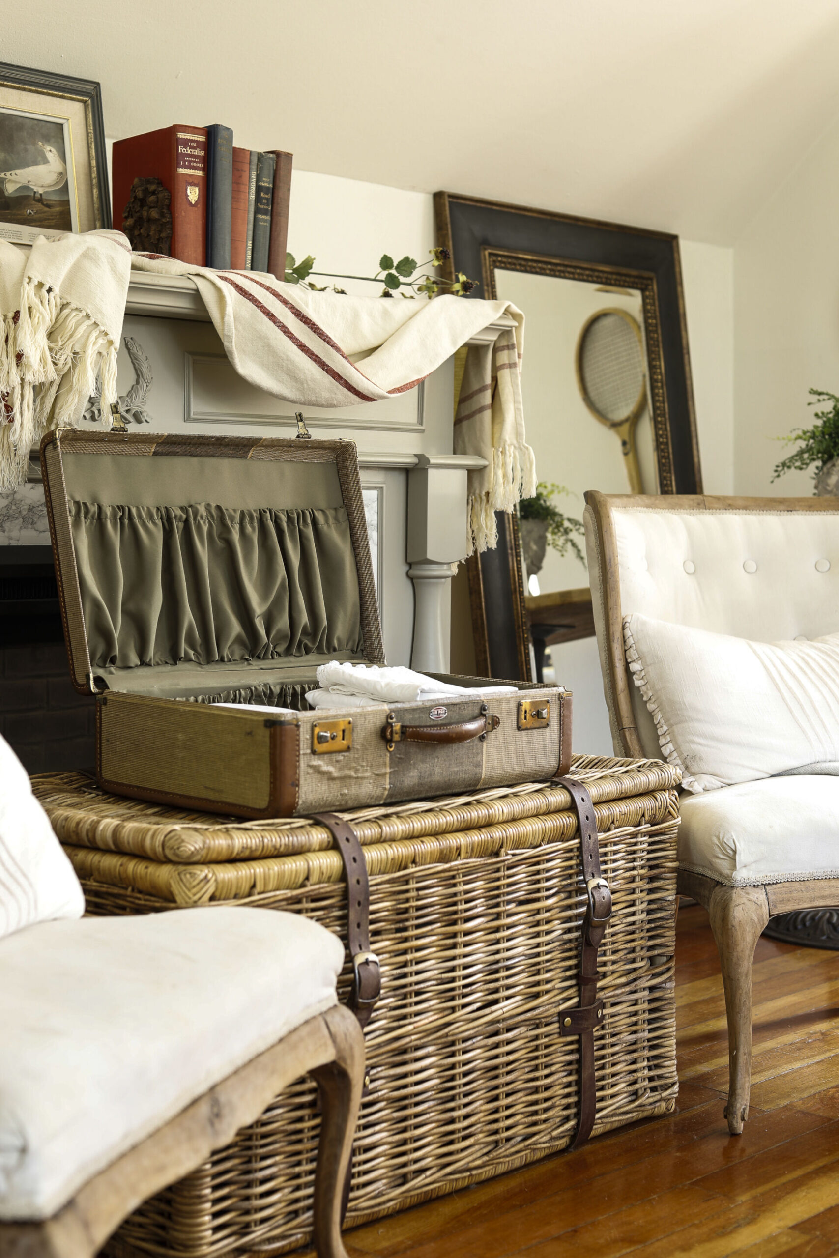 How to Replace The Lining In A Vintage Suitcase - She Holds Dearly