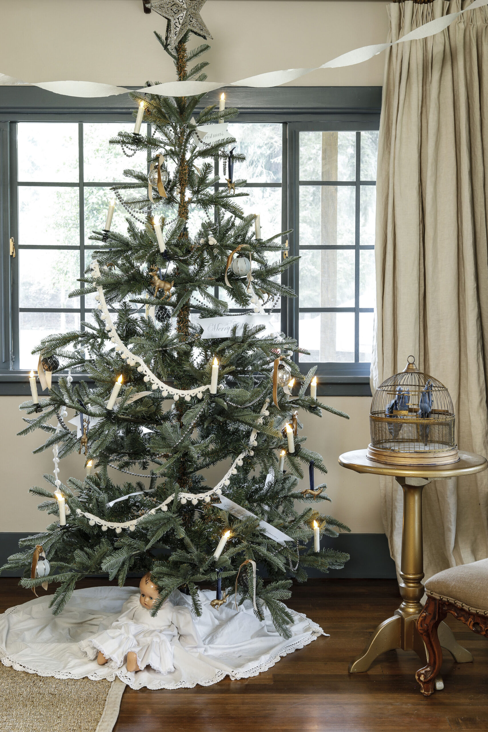 Styling a Victorian Christmas Living Room - She Holds Dearly
