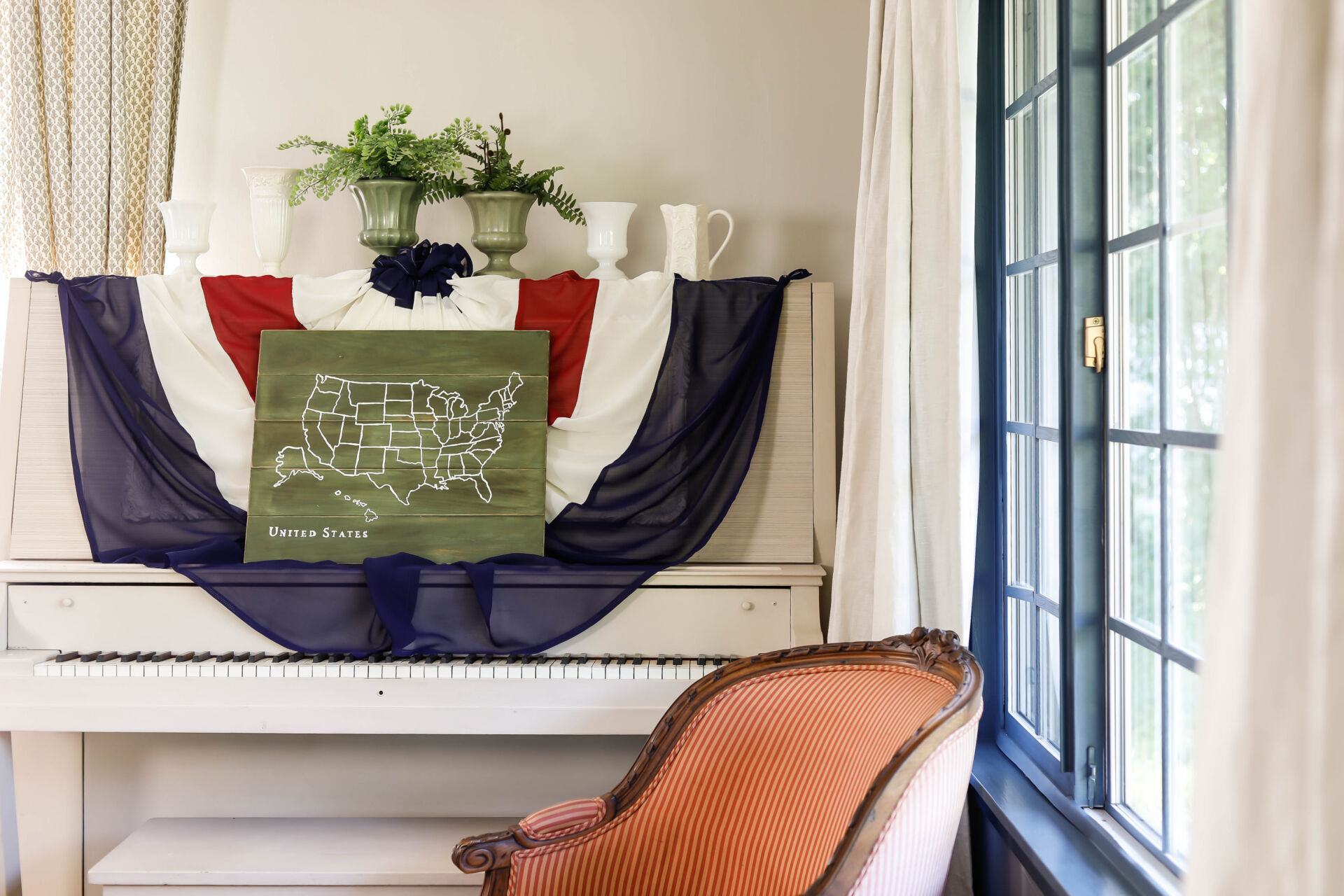 How to save $200 by making your own DIY Patriotic Bunting for the 4th ...